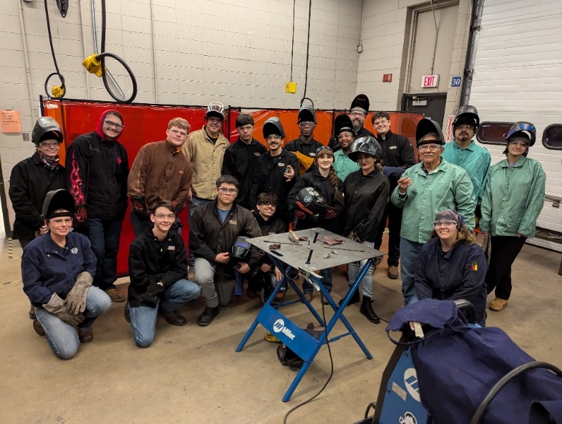 Wilco Area Career Center - AWS Student Chapter receives Donation